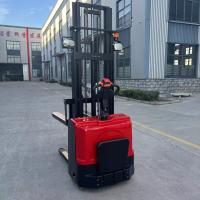 China 1 ton 1000kg 1.5ton 1500kg lightweight all-electric stacker lift 3000mm pallet stacker with polyurethane wheels for sale