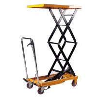 China Cheap price!!!350 kg load capacity manual double shear hydraulic lifting table for sale