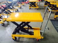 China Factory direct supply 500kg hydraulic mini table mobile small scissor lift table for sale