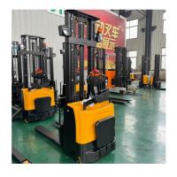 China Electric 1 Ton 1.2 Ton 1.5 Ton Lift 3 Meter Straddle Forklift Stacker Full Electric Pallet Stacker with CE Certificate for sale