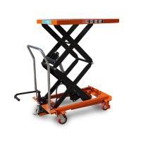 China PTS1000 1T 1.7M  portable hand movement lifting platform with split pump for sale