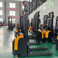 China Light weight 1500kg 3000mm pallet stacker easy to control All-electric straddle forklift stacker for sale