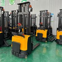 China 1.5 Ton Lightweight ride on Electric Stacker 3m Lift All Electric Pallet Stacker Forklift with CE Certificate for sale