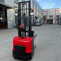 China 1.5 Ton Lightweight ride on Electric Stacker 3m Lift All Electric Pallet Stacker Forklift with CE Certificate for sale