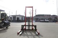 China Manual Hydraulic Stacker Truck With Widened Support Legs For Double Sided Pallets 1T 2T 3T for sale