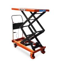 China Small Scissor Lift Table Lightweight Manual Hydraulic Warehouse Scissor Lift for sale