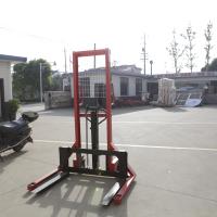 China Hydraulic Truck Stacking Truck Lifting Forklift 1T 3T 2T Transport Truck Manual Stacker for sale