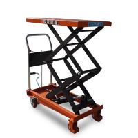 China Mini Element Folding Handle Manual Hydraulic Scissor Lift Table for sale