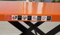 China 350kg hand lift table manual hydraulic platform lift for sale for sale