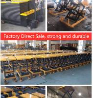 China 350kg hand lift table manual hydraulic platform lift for sale for sale