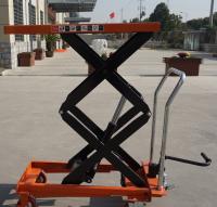 China Small and Exquisite 1000KG Small load Hand  manual Scissor Lift  in stock for sale