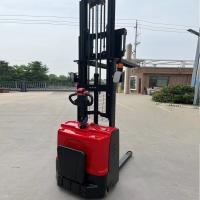 China CE approved 3-style mast 2ton Full Electric Pallet Stacker with the Max lifting height of 7m for sale