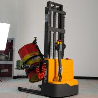 China 500kg Lifting Height 3m Electric Hydraulic Barrel Lifter For Oil Drums In Steel And Plastic for sale