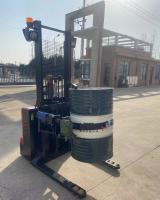 China 500kg 2 Meters Full Electric Drum Stacker Drum Lifter With Horn For Safety for sale