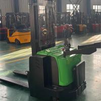 China Customized leg 1200kg electric pallet stacker with the lifting height of 1600mm for sale