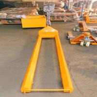 China Customizable paper roll manual handling truck Paper drum forklift Pan head truck Paper roll forklift Manual forklift for sale