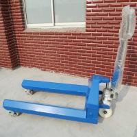 China Customizable paper roll manual handling truck Paper drum forklift Pan head truck Paper roll forklift Manual forklift for sale