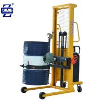 China 300kg Drum Handling Solutions DC Powered Hydraulic Semi Electric Drum Stacker for sale