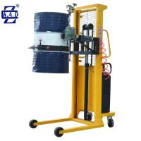 China 300kg Drum Handling Solutions DC Powered Hydraulic Semi Electric Drum Stacker for sale