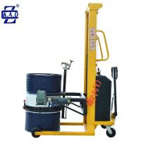 China 300kg Drum Handling Solutions DC Powered Hydraulic Semi Electric Drum Stacker for sale