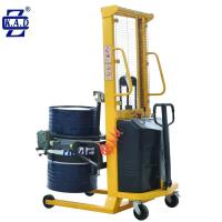 China 300kg Drum Handling Solutions DC Powered Hydraulic Semi Electric Drum Stacker for sale
