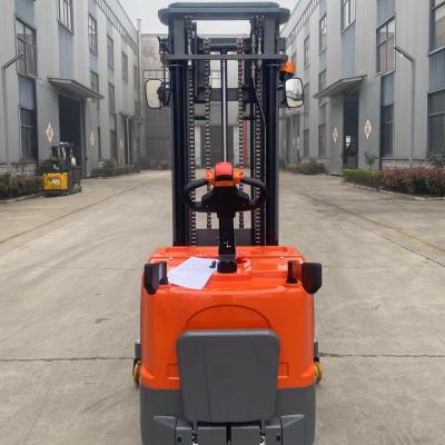 China Customized leg 1.2ton 1.6ton 2ton electric pallet stacker with triplex masts for sale