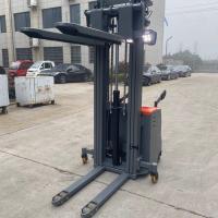 China Customized leg 1.2ton 1.6ton 2ton electric pallet stacker with triplex masts for sale
