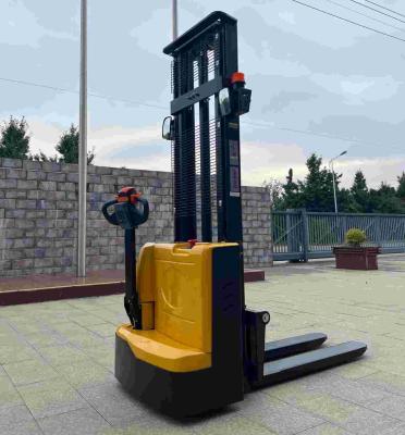 China Superior Quality Electric Pallet Stacker 1.2t 1.5t 2m 2.5m Walkie Electric Stacker 24V battery Forklift for sale