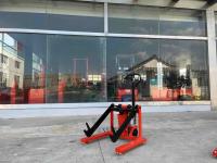China 500kg coil lifter reel handling trolley for positioning reels or cylinder for sale