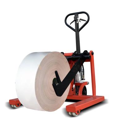 China 350kg 500kg coil lifter reel handling trolley with CE certificate for roll handing for sale