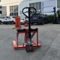 China 350kg 500kg coil lifter reel handling trolley with CE certificate for roll handing for sale
