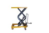 China 300kg Manual Electric Scissor Lift Hydraulic Platform Table Car Mobile Scissor Fork Electric Lifting for sale