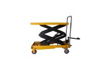 China PT150 Manual Platform Mold Truck Hydraulic Platform Lift Hydraulic Hand Cart Warehouse Platform for sale