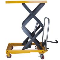 China PT150 Manual Platform Mold Truck Hydraulic Platform Lift Hydraulic Hand Cart Warehouse Platform for sale