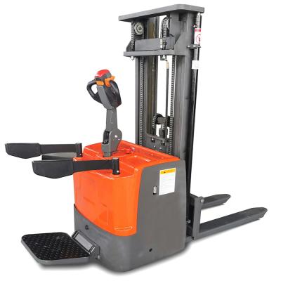 China Free lift 1ton 1.5ton 2ton load 3meter 4meter height electric container stacker with lithium battery price for sale