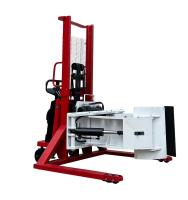 China Easy operation Semi Electric Roll Stacker Electric Lifting and Manual Pushed 500kg 1.6m for sale