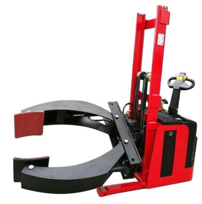 China 1000kg1600mm-3000mm can be customized roll lifter with 24V/210Ah battery Full electric roll stacker with leg for sale
