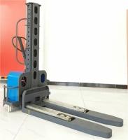 China 500kg semi-electric self-body boarding truck lifting forklift truck automatic on-board handling stacker truck for sale