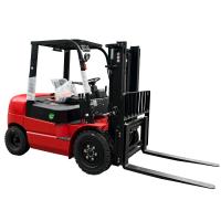 China 2t 2000kg 8000mm 4 Wheel Agricultural Diesel Forklift stacker with Side Shift CE Approved Lift 6000mm for sale