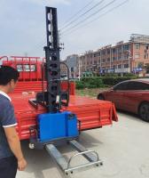 China 500 kg capacity semi electric self elevating truck lifting forklift automatic loading handling  stacking truck for sale