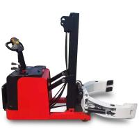 China Rated load 700kg/customized easy to operate paper roll stacker forklift Max height of forks 1500kg for sale
