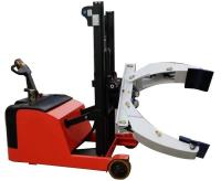 China Rated load 700kg/customized easy to operate paper roll stacker forklift Max height of forks 1500kg for sale