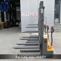 China Full Electric Self Lifting Pallet Stacker 1000kg 1500kg 3m Hydraulic Walkie Stacker Forklift for sale