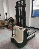 China Full Electric Self Lifting Pallet Stacker 1000kg 1500kg 3m Hydraulic Walkie Stacker Forklift for sale