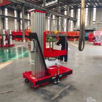 China Cheap Price Ship Single Column Aluminum Alloy Quality Cylinder High Strength Aluminum Mobile Lift for sale