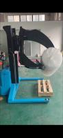 China 1000kg 3000mm Durable Walkie Paper roll clamp stacker Roll lift stacker with Nylon wheels and Electric battery for sale