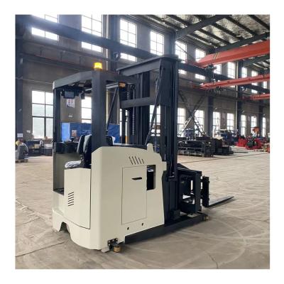 China New Style Forklift CE Certification 1.5 Ton 2 Ton Electric 3 way Pallet Stacker Forklift for sale