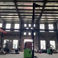 China Seat-mounted VNA reach truck 2 ton electric reach stacker lift 9m for sale