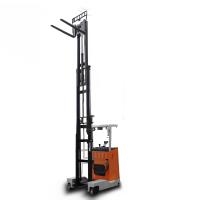 China Kad electric reach forklift narrow aisle seated reach truck 1.5ton 2ton 3ton 3meter electric reach truck for sale for sale
