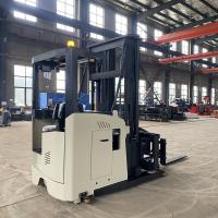 China Narrow Aisle VNA Electric Forklift 1500kg 2000kg 3 Way Multi Directional Reach Truck for sale